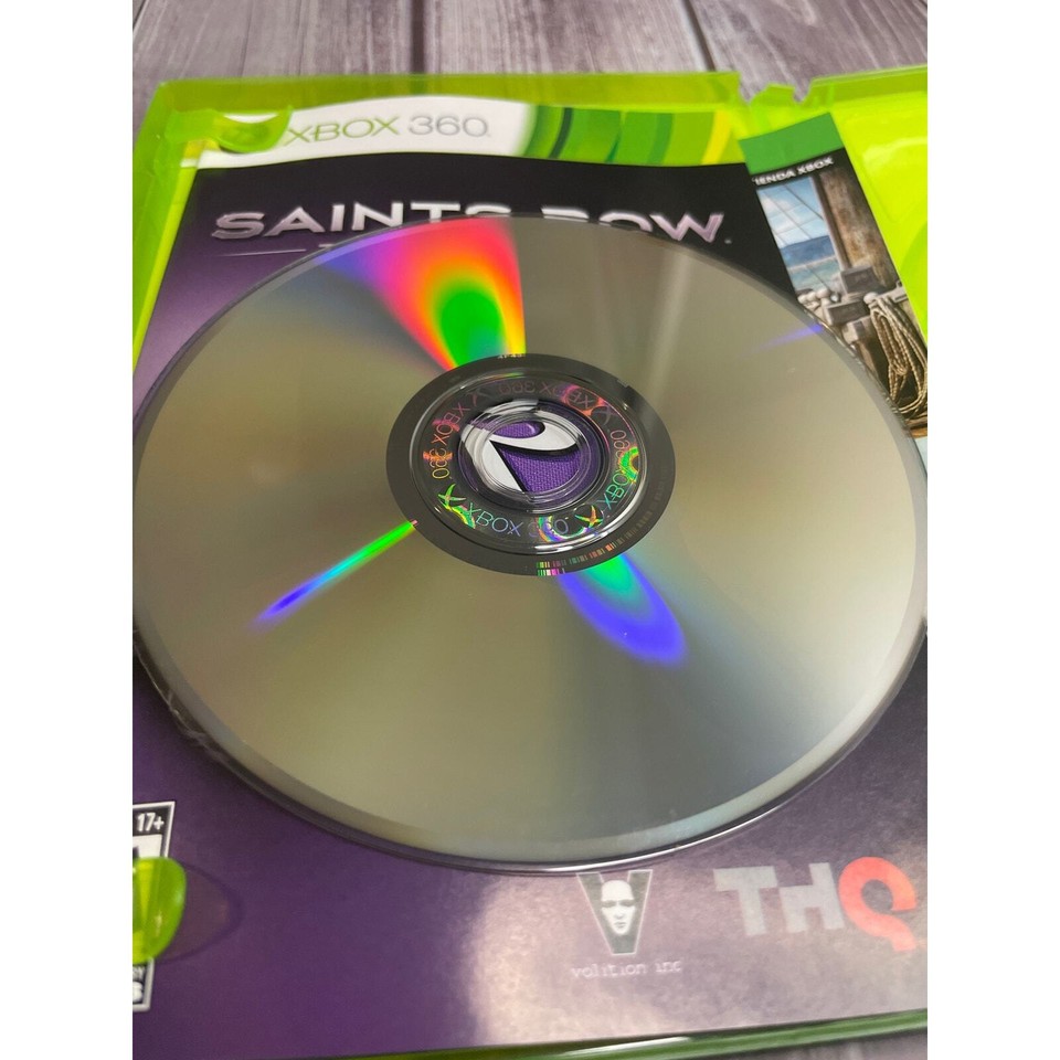 Saints Row The Third 3rd Xbox 360 Video Game Complete with Manual ...