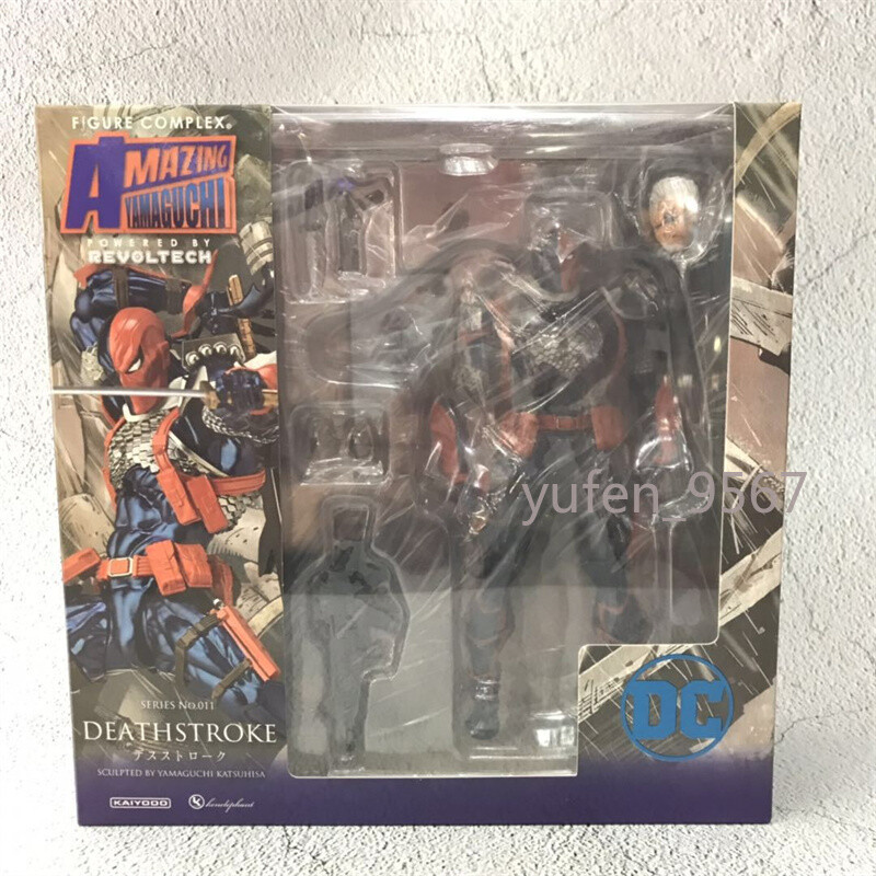 Amazing Yamaguchi Revoltech No.011 Deathstroke PVC Action Figure ...