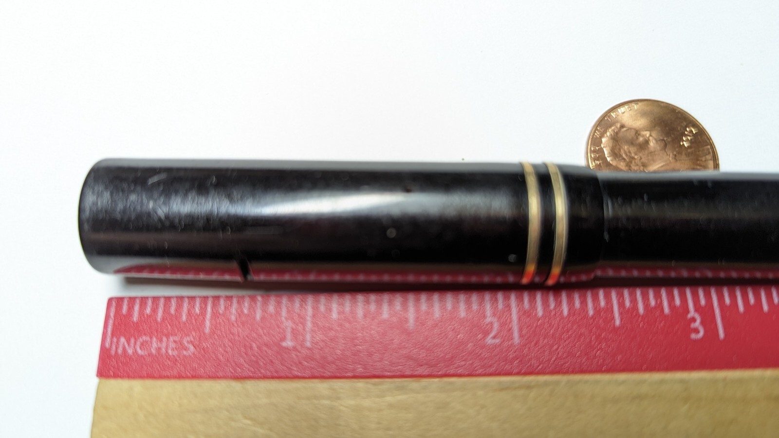 VINTAGE MORTON OVERSIZE BLACK FOUNTAIN PEN NEEDS NIB | eBay