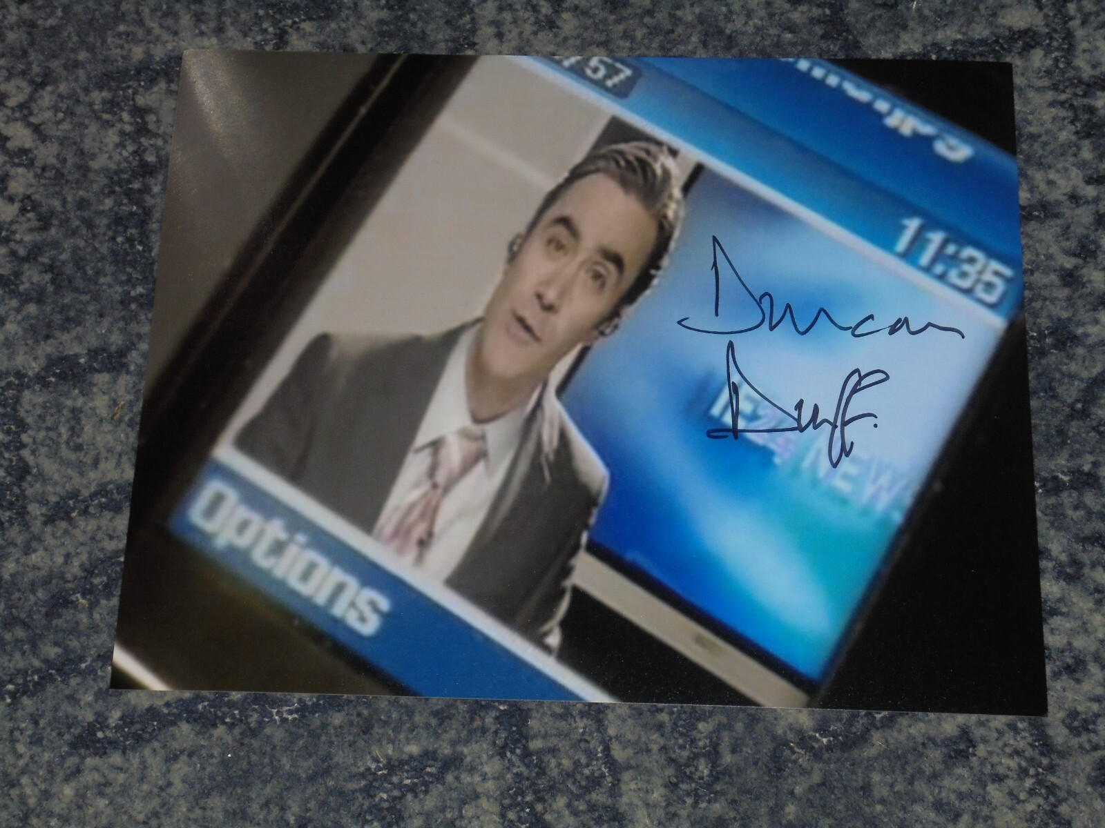 DUNCAN DUFF - DR WHO - 10x8 PHOTO SIGNED- (11) | eBay