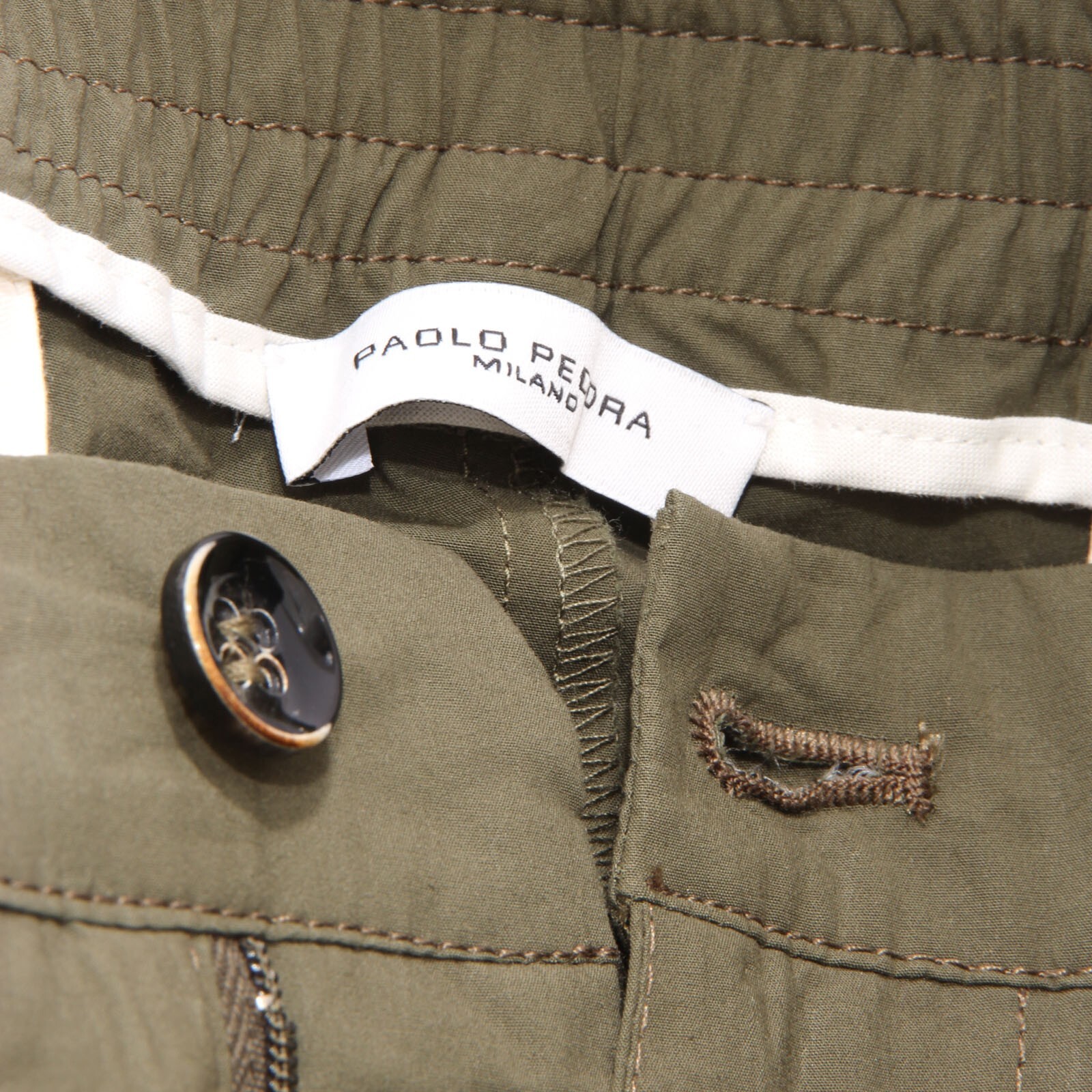 4276AF pantalone uomo PAOLO PECORA army green cotton trouser man | eBay.de