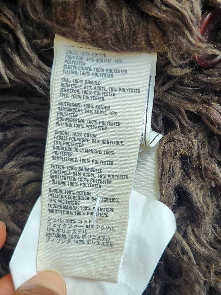 Y2K Abercrombie & Fitch Heavy Adirondack Jacket Men's S Fur Lined ...