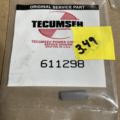 Tecumseh 611298 Key, OEM | eBay