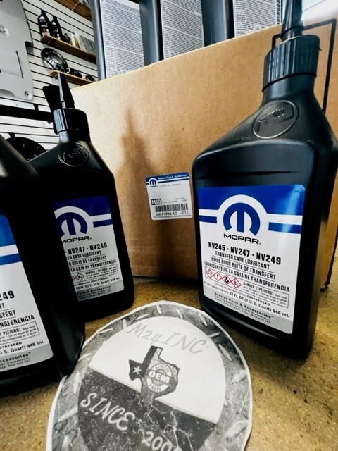 (12) DODGE RAM CHRYSLER JEEP NV245 NV247 NV249 TRANSFER CASE FLUID ...