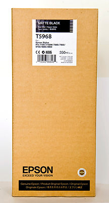 EPSON T5968 Matte Black Pro 7700/7890/7900/9700/9890/9900 ink 350m ...