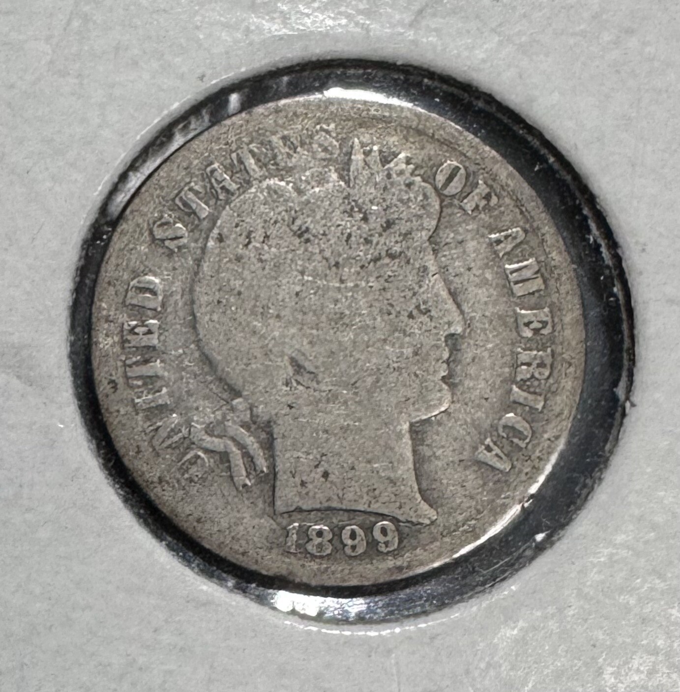 1899-S BARBER DIME 90% SILVER TYPE COIN 10 Cents Better Date Low ...