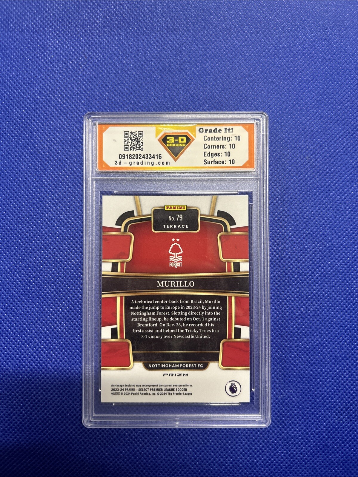2023-24 Panini Select Premier League - Terrace Murillo #79 Pink Mojo Prizm /325 (RC) for sale ...