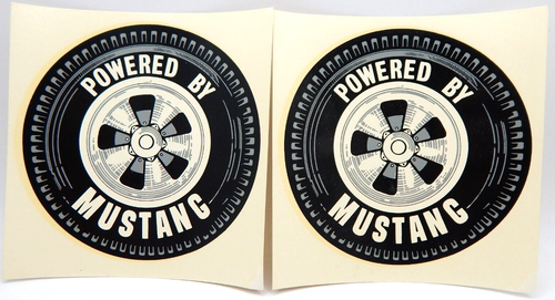 Water Slide Decals Stickers Powered By Mustang Ed Cholakian Glendale ...