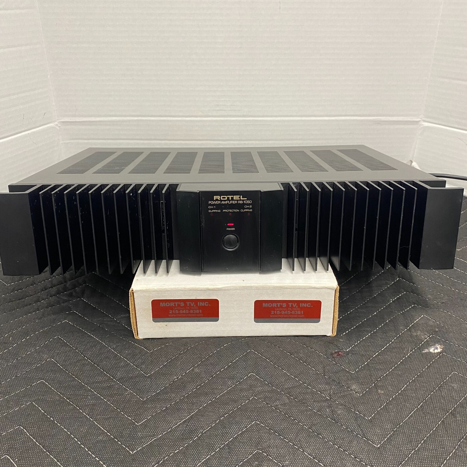 ROTEL RB-1050 2-CHANNEL POWER AMPLIFIER - 70 WPC - SERVICED - CLEANED ...