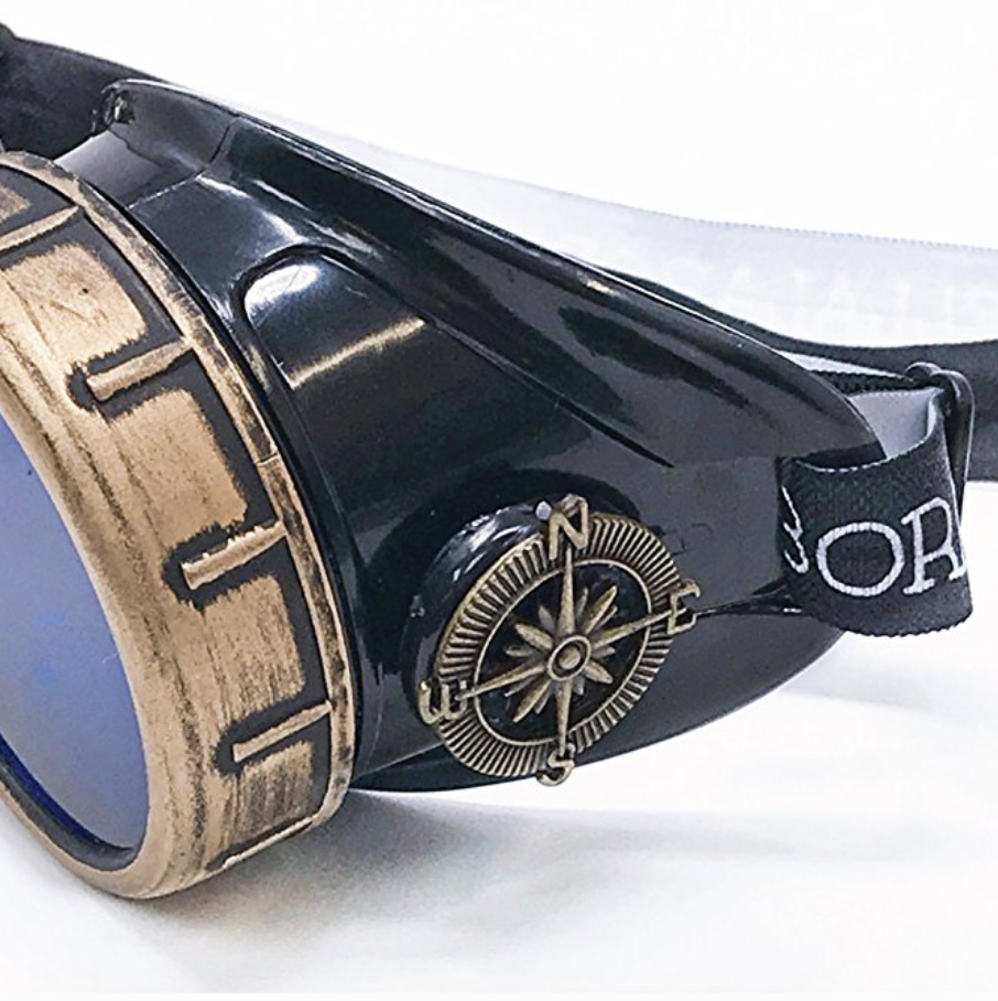Victorian vintage Steampunk goggles costume accessory cosplay aviator ...