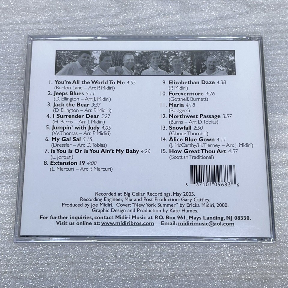 EXT. 19 by Midiri Brothers Sextet (CD, 2005) Jazz New SEALED! | eBay