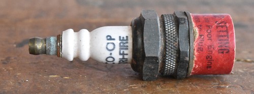RARE Vintage Co-Op Tri-Fire Spark Plug 185-TF | eBay