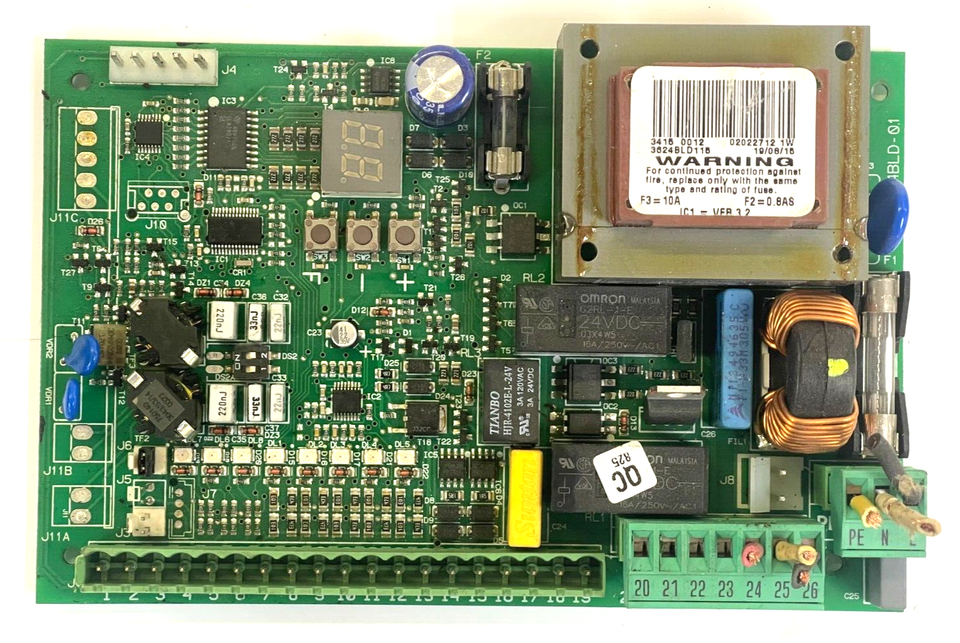 FAAC 2-EASY 624BLD ELECTRONIC CIRCUIT BOARD 230V 620 STD | eBay UK