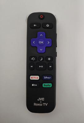 JVC Roku TV Remote Control | Wireless | For JVC | Netflix/Disney Plus ...