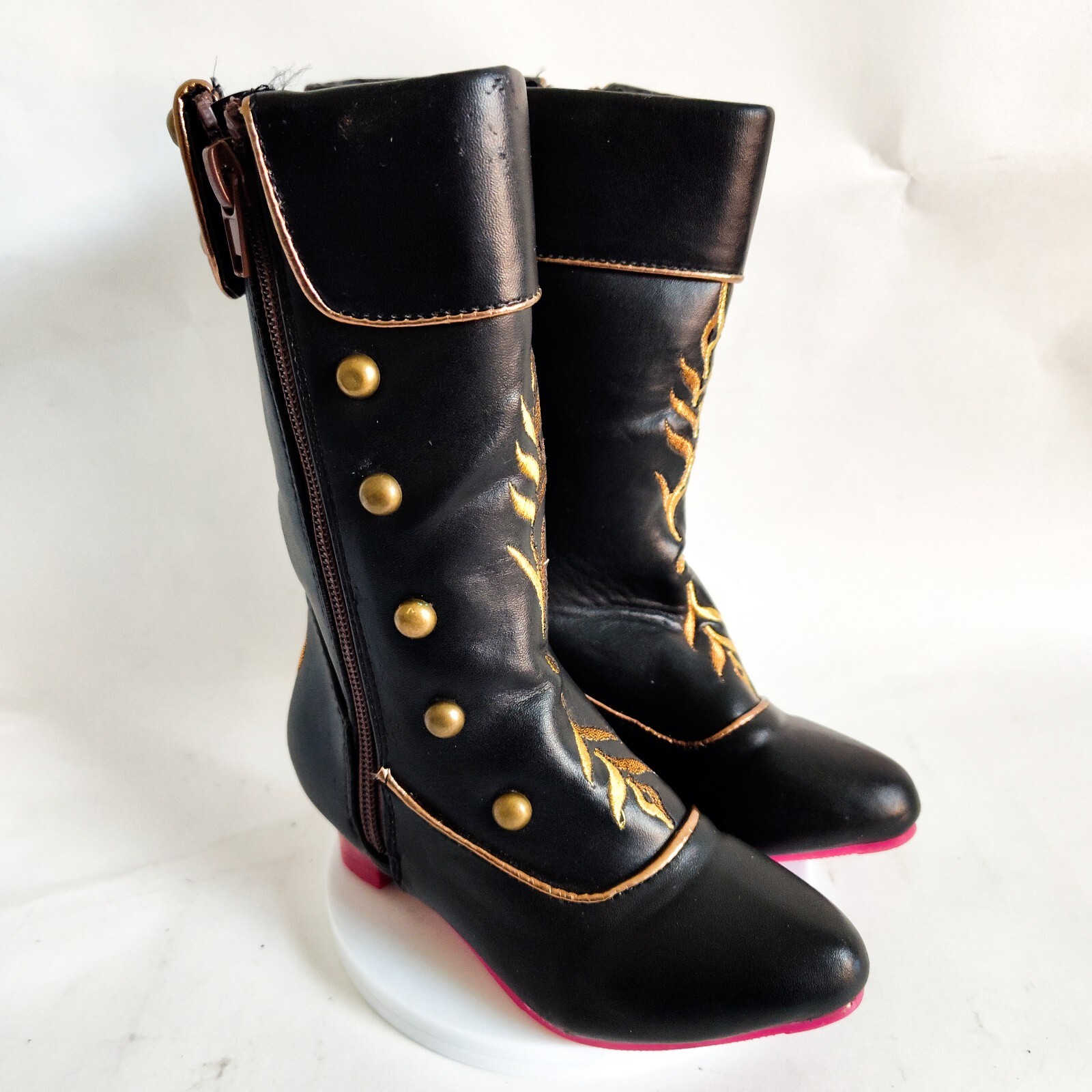 Disney Frozen 2 Anna Kids Dress-Up Boots Size 9/10 Di… - Gem