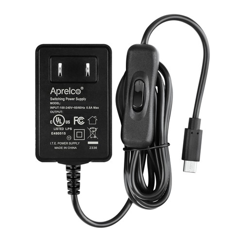 UL 5V 3A USB-C Adapter for ZTE AVID 916/ AXON 9 PRO with ON/Off Switch ...