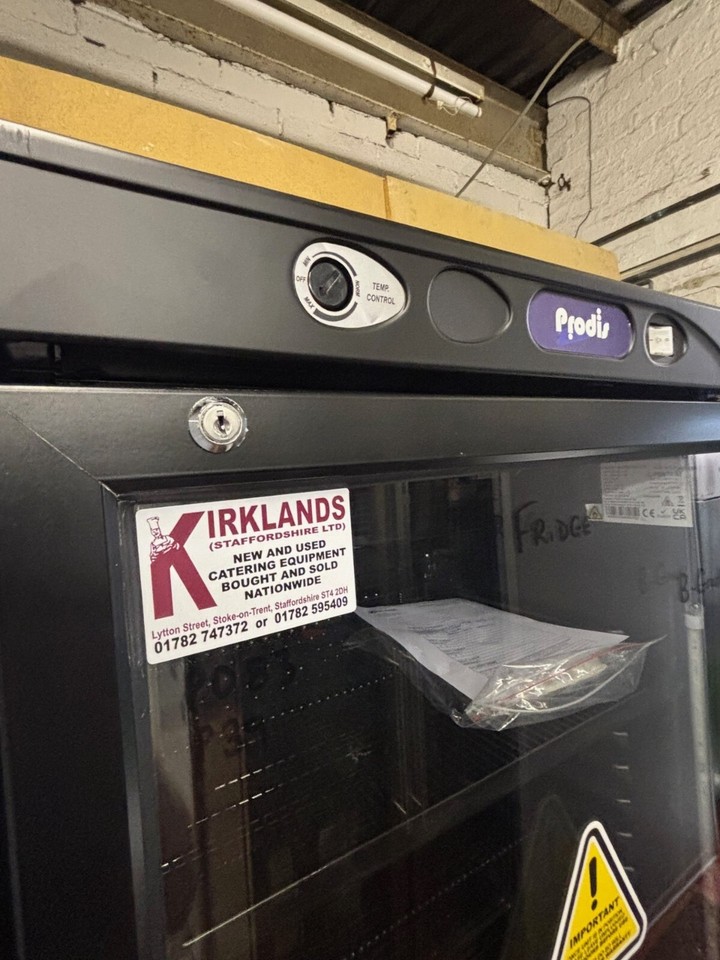 Prodis Xw380 Upright Display Fridge Single Door 372Litres Light 5 Shelf ...