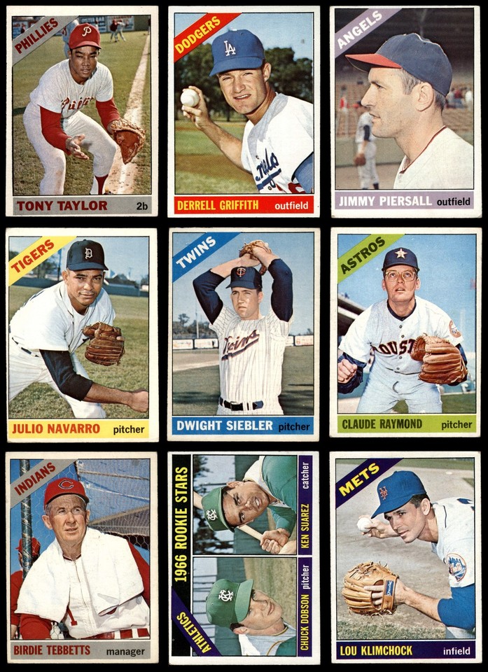1966 Topps Baseball High Number Complete Set 3.5 - VG+ 7067251 | eBay
