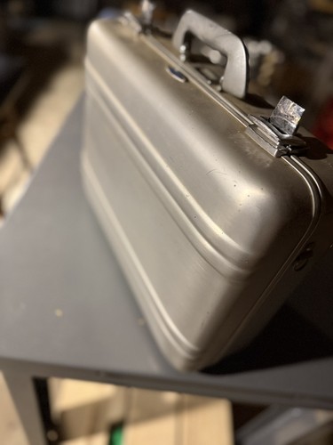 Vintage Zero Halliburton Aluminum Attaché Briefcase w/ Combination Lock ...