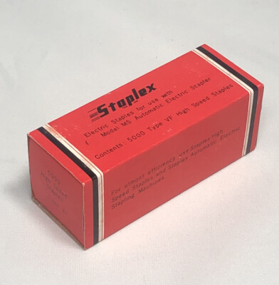 STAPLEX 5000 VF High Speed Electric Staples for Model MS Automatic ...