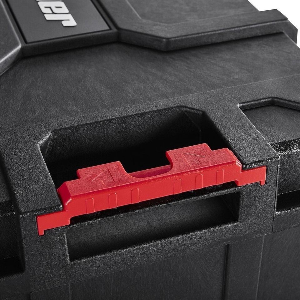 BAUER Small Resin Modular Toolbox 6 Removable Tray IP65 Dust And Water ...