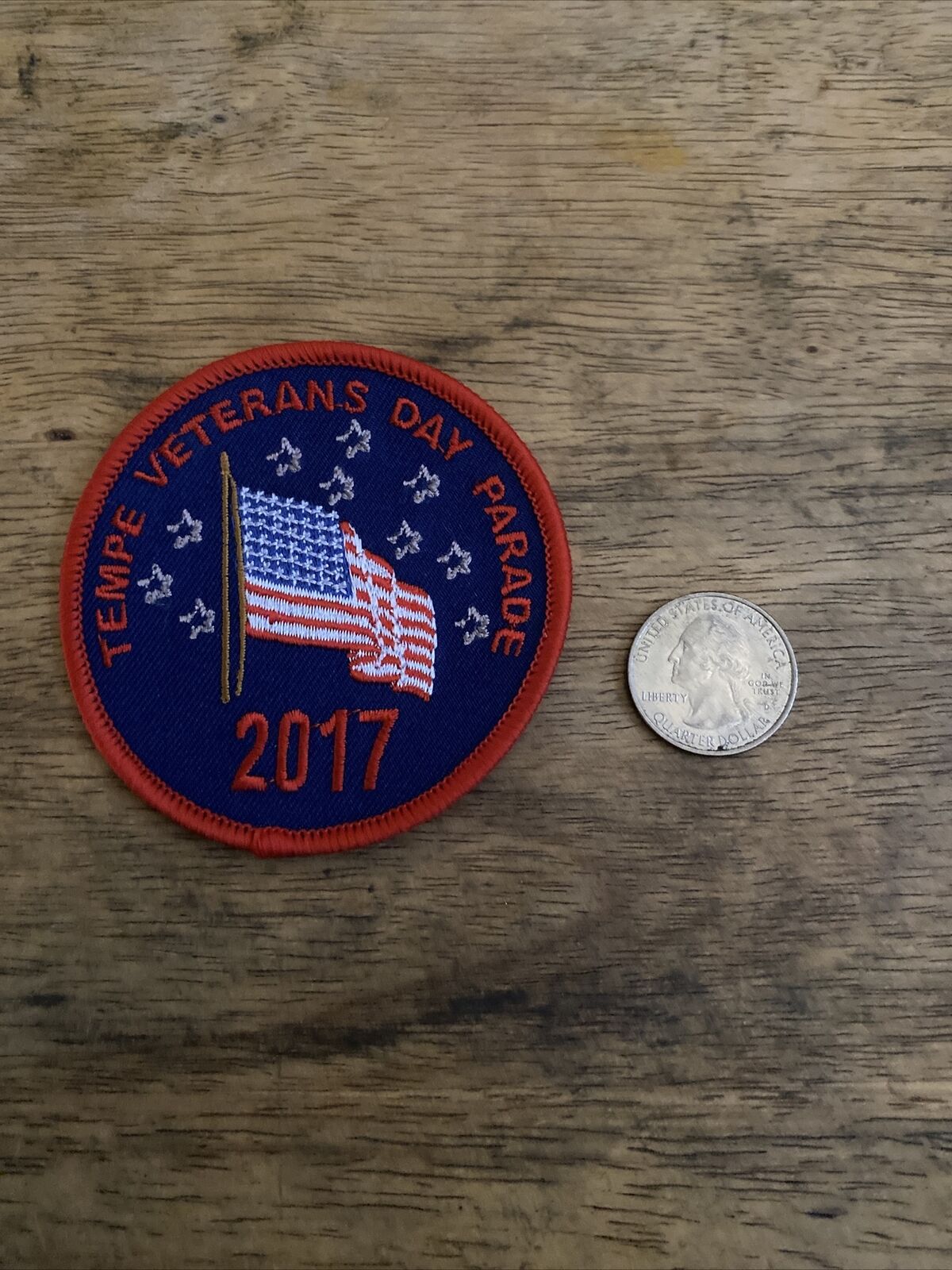 Cub Boy Girl Scout fun patch badge Tempe Veterans Day Parade 2017 | eBay