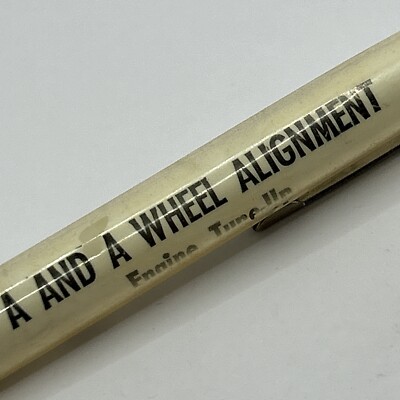 VTG Ballpoint Pen A AND A WHEEL ALIGNMENT Abel & Alexander Sturgis SD ...