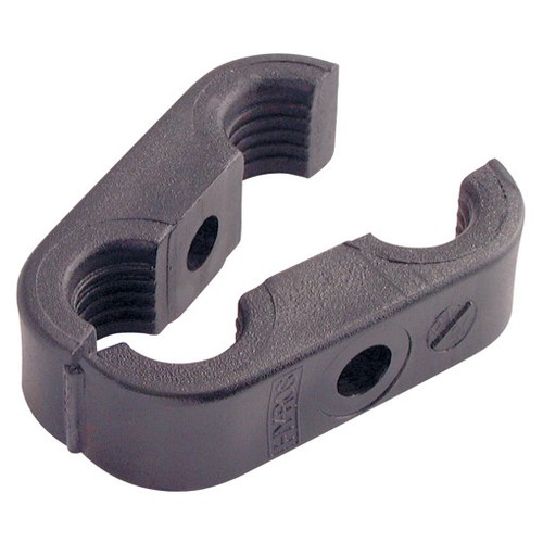 RSB HYDRAULIC TUBE CLAMPS - 08.0MM OD POLYAMIDE 2-TUBE CLAMP SIZE 01 1 ...