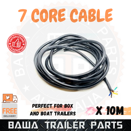 10M x 7 Core Cable Wire Lights Wiring LED Caravan Trailer Truck Boat ...