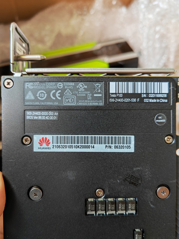 Nvidia Tesla P100 16GB Graphics Video Card GPU Card PH400 699-2H400 ...