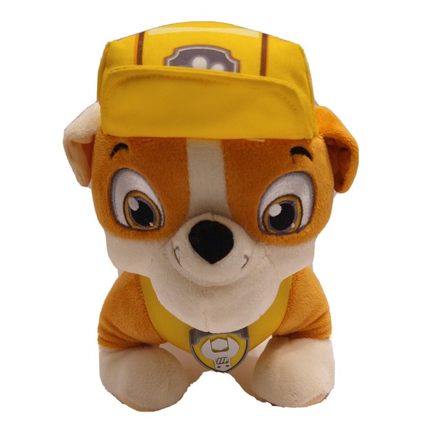 Nickelodeon Paw Patrol Talking Rubble - Plush Bulldog 10" Large Toy ...
