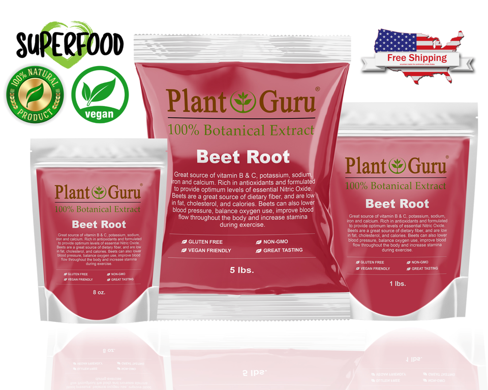 Red Beet Root Powder 5 lbs. Bulk Beta Vulgaris Nitric Oxide Extract ...