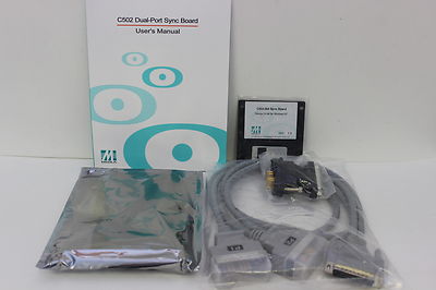 MOXA TECHNOLOGIES C502-ISA/V.35 C502 DUAL-PORT SYNC BOARD ISA NEW OPEN ...