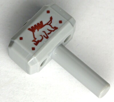 NEW LEGO - Figure Accessory - Tool - Hammer Sledge Mjolnir Gray Light ...