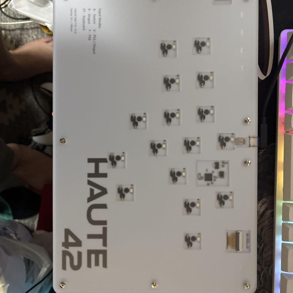 Haute 42 Arcade Controller White Transparent 16 Buttons USB Used ZZ4 | eBay