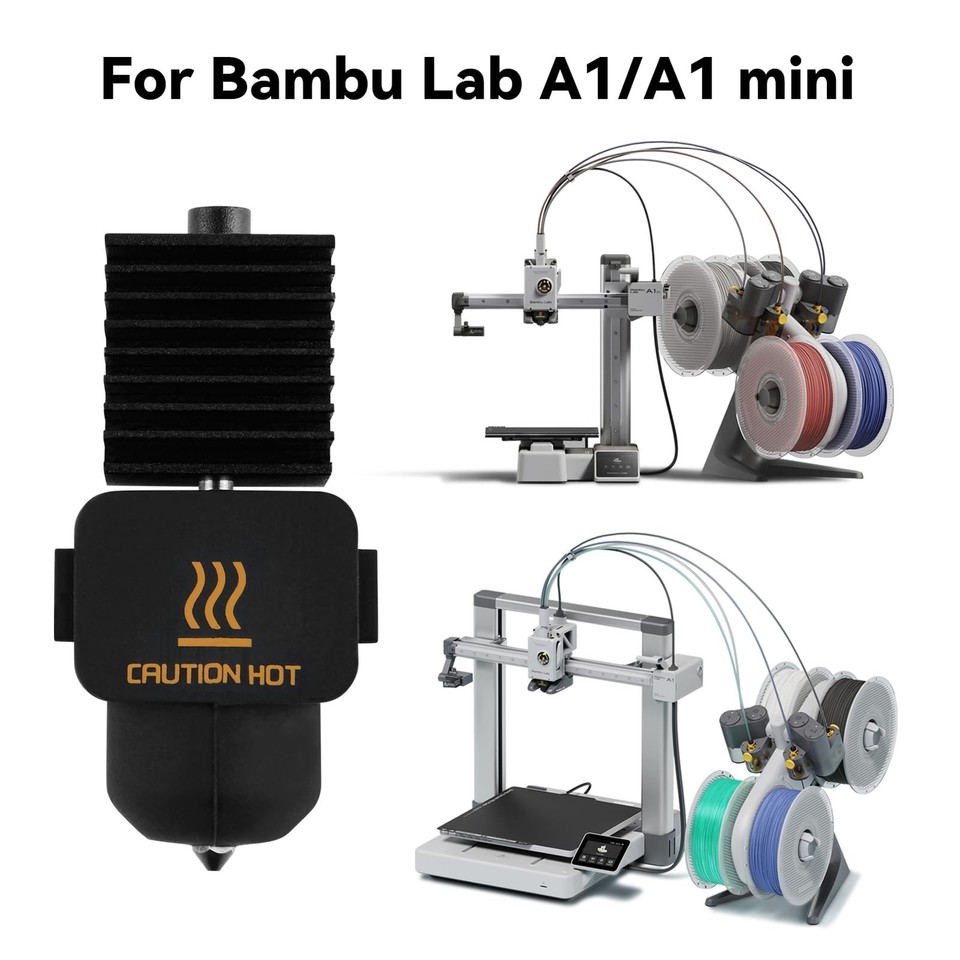 A1,A1 Mini Hotend Kit for Bamboo Lab 3D Printer, Heating Block Replacement, H... | eBay