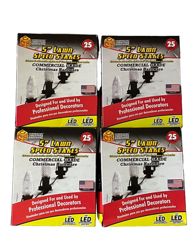 100 Lawn Speed Stakes Commercial Grade 5in Christmas Hardware ( 4 Boxes ...