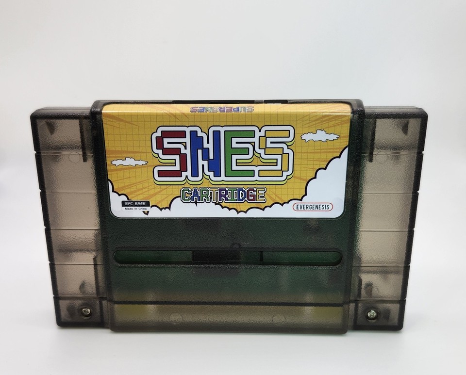 Super Nintendo SNES Console, New Clear Purple Shell W/ Everdrive ...
