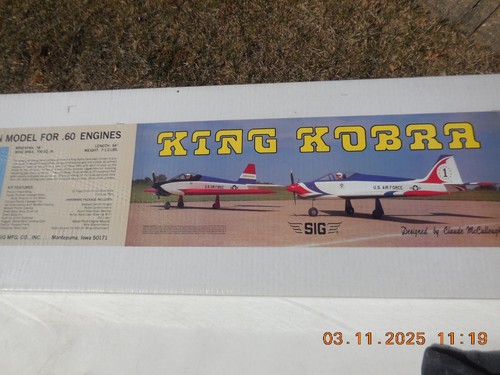 Sig King Kobra rc airplane kit | eBay