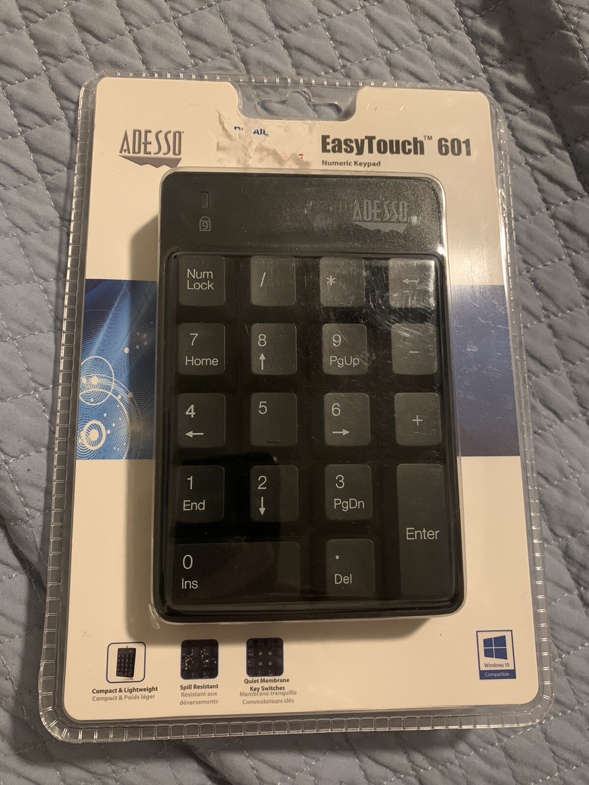 Adesso Akb-601ub USB Spill Resistant 18-key Numeric Keypad AKB601UB for ...