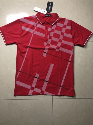 Moderno Red Polo Shirt Size Medium | eBay