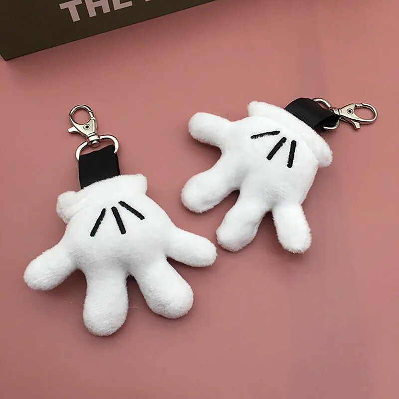 Mouse Palm Gloves Funny Toy Keychains For Bags Key Ring Cute Pendant ...
