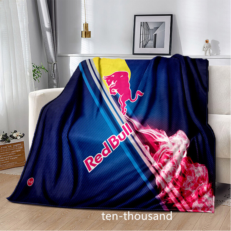 3D Red Bull Formula One F1 racing Flannel Blanket Soft Sofa Throw Over ...