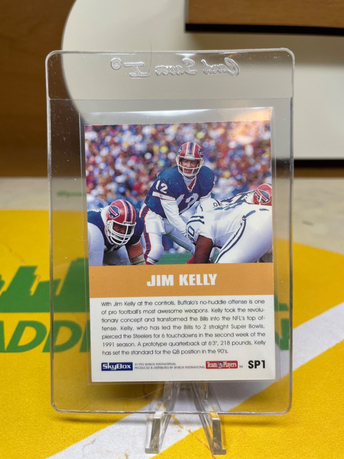 1992 Skybox Impact Special Jim Kelly Auto Autograph Buffalo Bills SSP ...