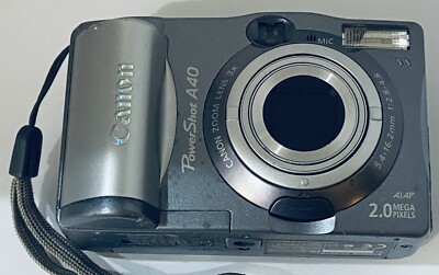 Canon PowerShot A40 2.0MP Digital Camera 13803011654| eBay