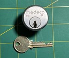 Medeco 51S Mortise Lock Cylinder with 1 Key | eBay