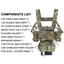 KRYDEX MK3 MK4 Micro Fight Chest Rig Chassis Tactical Carrier w ...