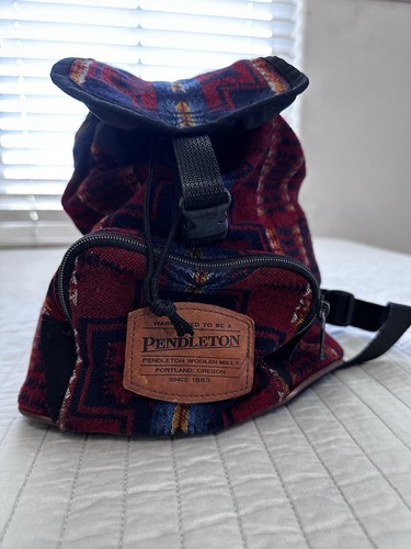 Pendleton RARE Wool & Nylon Mini-Backpack Southwest Print W/ DEFECTS | eBay