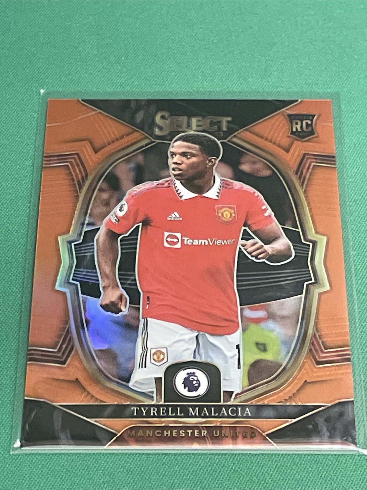 2023 Select Premier League Prizm Orange Tyrell Malacia /99 Rookie Card ...