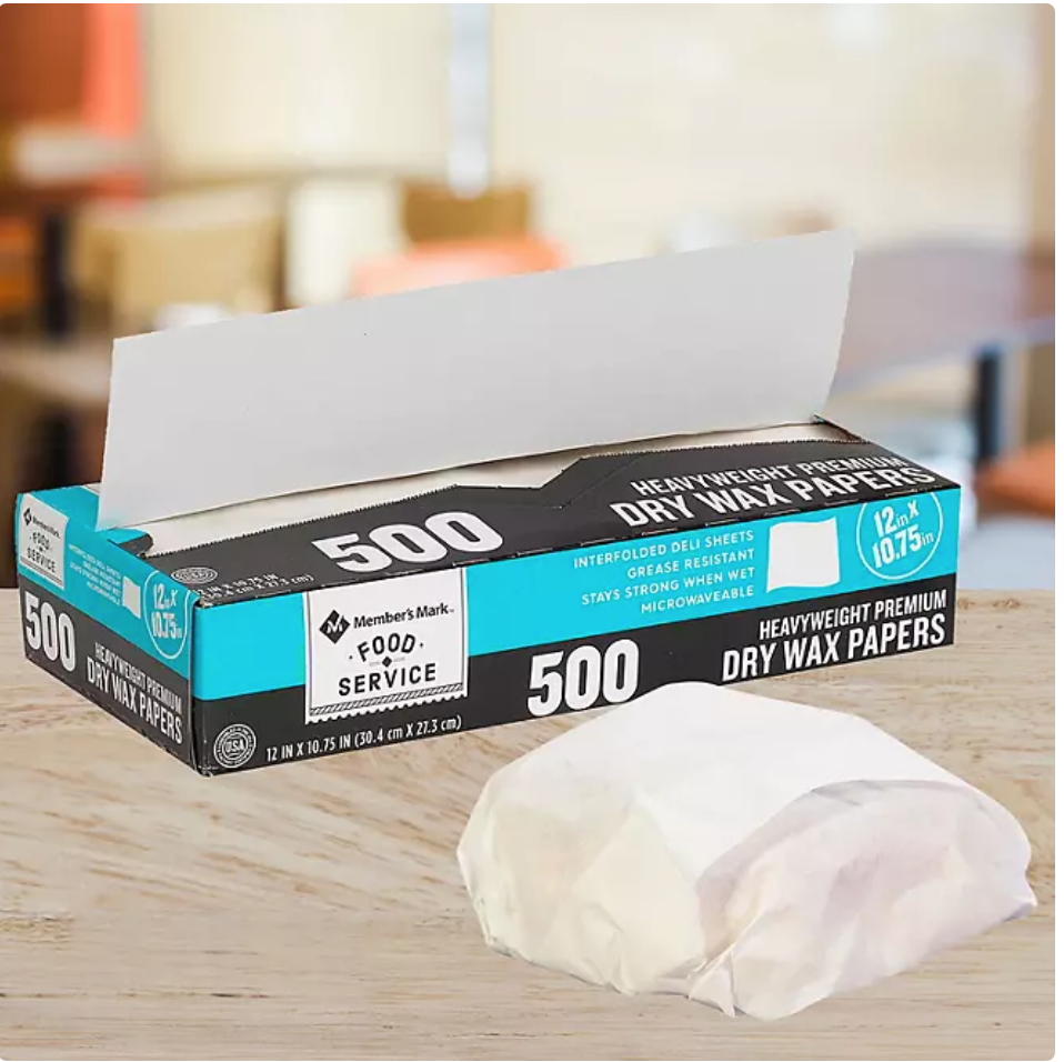 Member's Mark Heavyweight Wax Papers (12" X 10.75", 500 ct.) Great Price | eBay